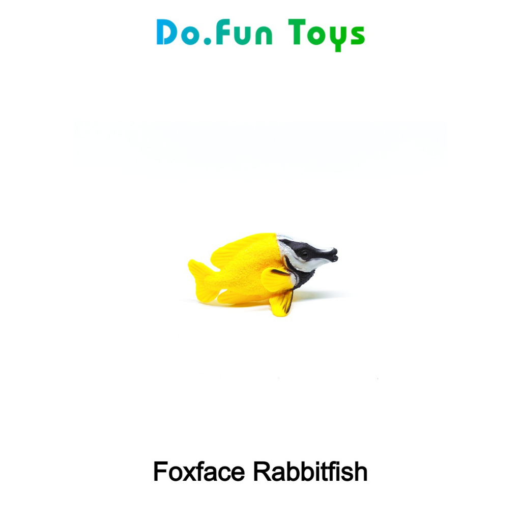 Jual Animal Figurine | FOXFACE RABBITFISH / Mainan Miniatur Ikan ...