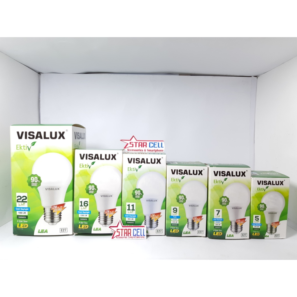 Jual VISALUX Lampu led murah 3W, 5W, 7W, 9W, 11W, 14W, 16W, 22W, 30W ...