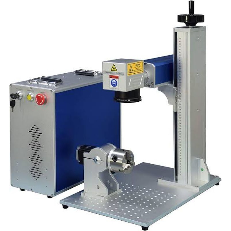 Jual MESIN LASER FIBER + ROTARY ENGRAVER 30 WATT | Shopee Indonesia