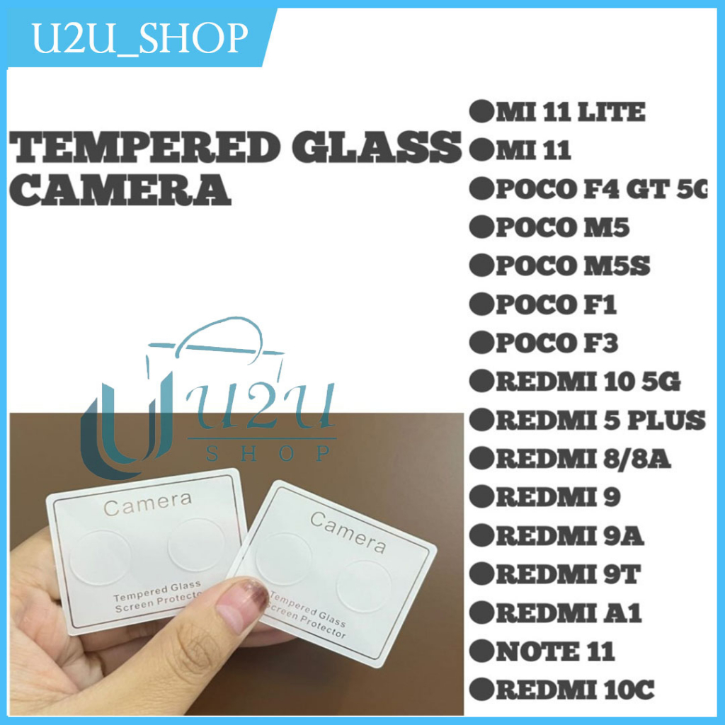 Jual Tempered Glass Camera Xiaomi Mi 11t Lite Poco F4 gt 5g M5 M5s F1 ...