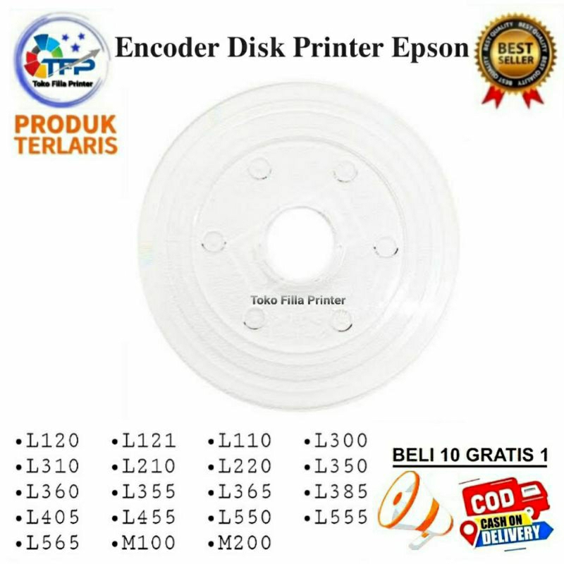 Jual Encoder Disk Printer Epson L120 L121 L110 L300 L310 L210 L220 L350 ...