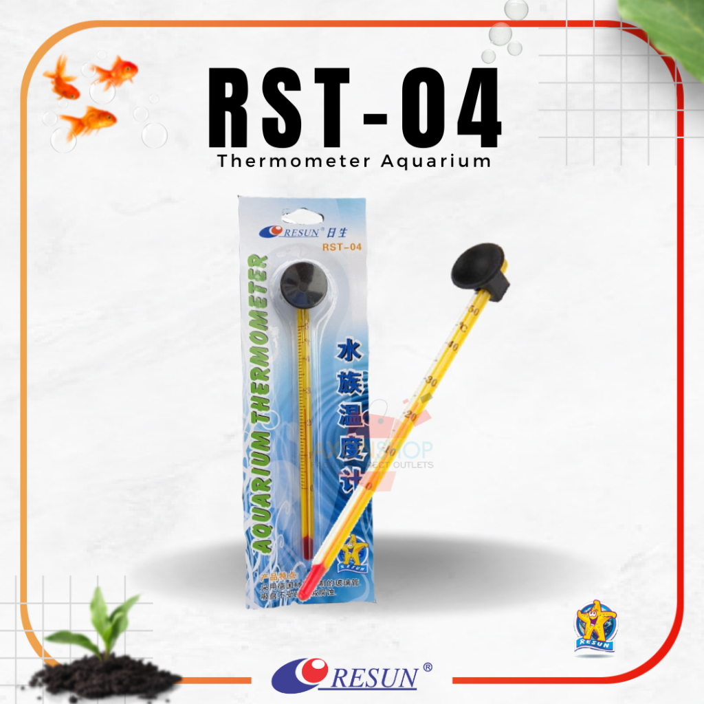 Jual RESUN Termometer Aquarium RST-04 Thermometer Suhu Akuarium rst04 ...