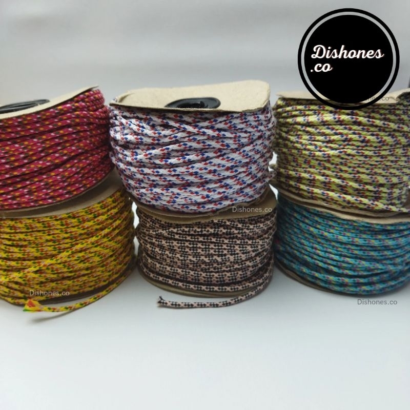 Jual Tali Prusik Mix Warna / Tali Untuk Gelang warna warni / Tali ...