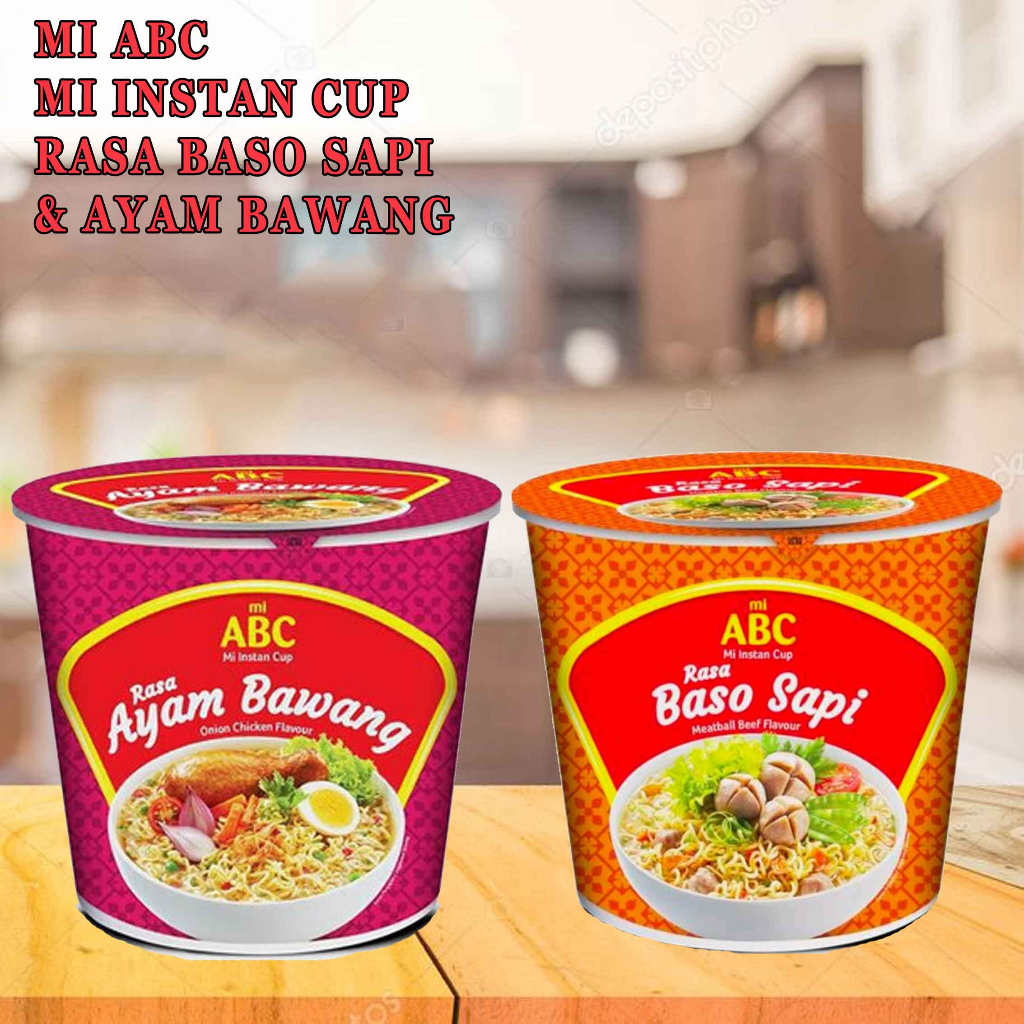 Jual Mie Instan Cup * Mie Abc * Mie Instan Kuah Aroma Varian Rasa ...