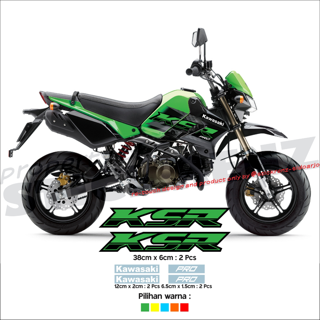 Jual Cutting Sticker Stiker Body Motor Kawasaki KSR PRO 01 Custom ...