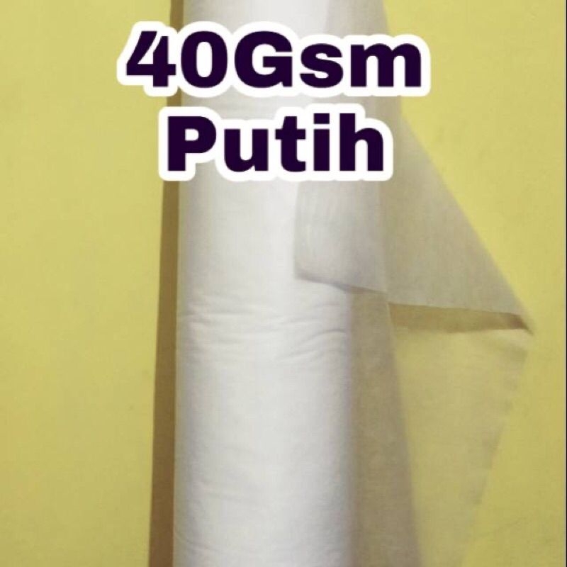Jual KAIN SPUNBOND FURING 40GSM LEBAR 1.6M PER METER Kain Spunbond ...
