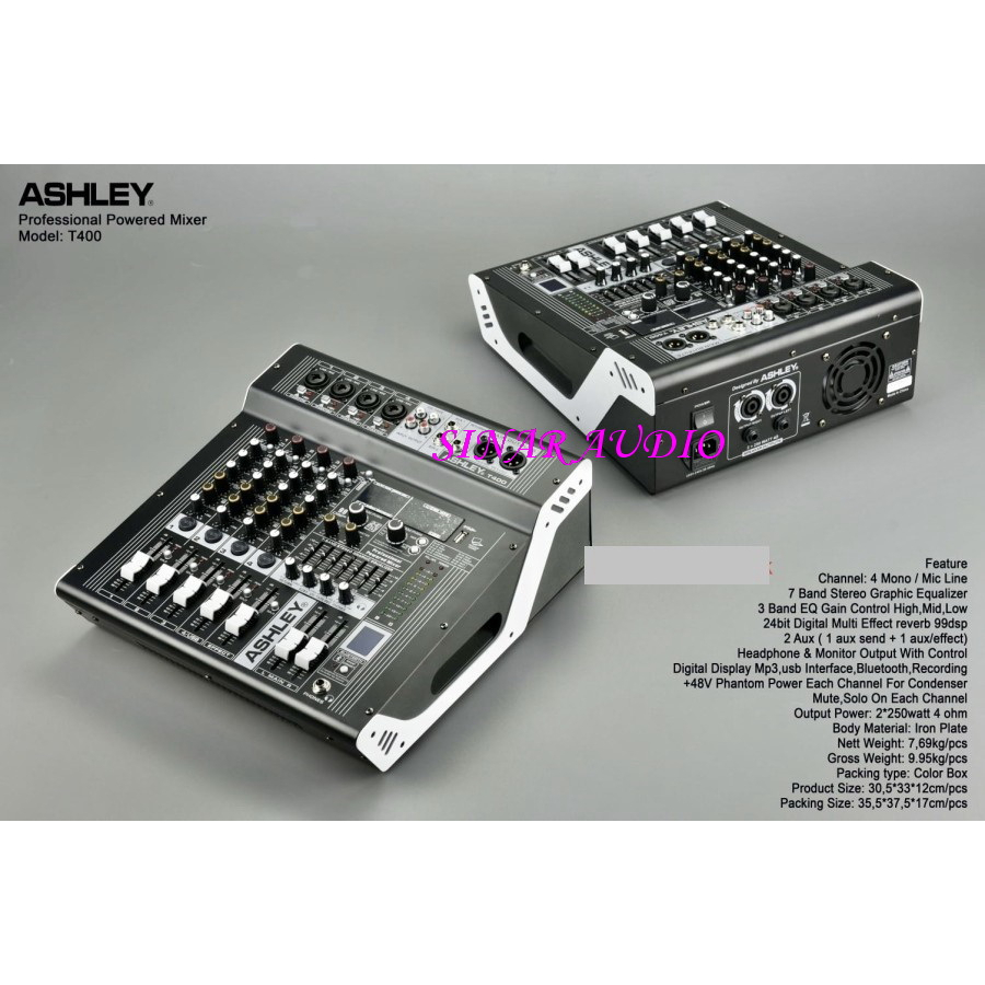 Jual Power Mixer ASHLEY Studio 4 Original ASHLEY Studio4 ORIGINAL | Shopee Indonesia