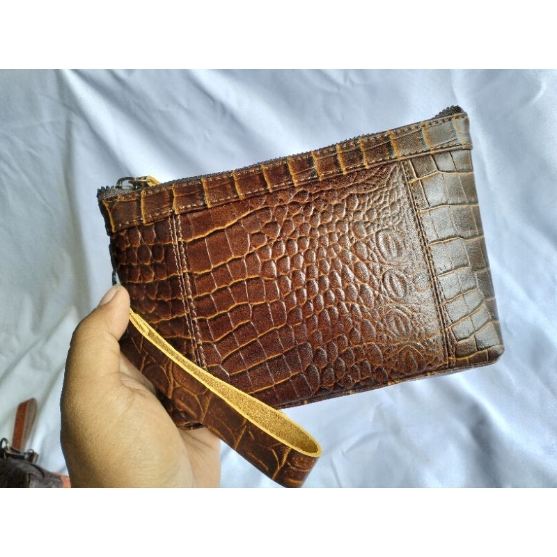 Jual Pouch mini kulit sapi asli Dompet hp wanita kulit sapi asli ...