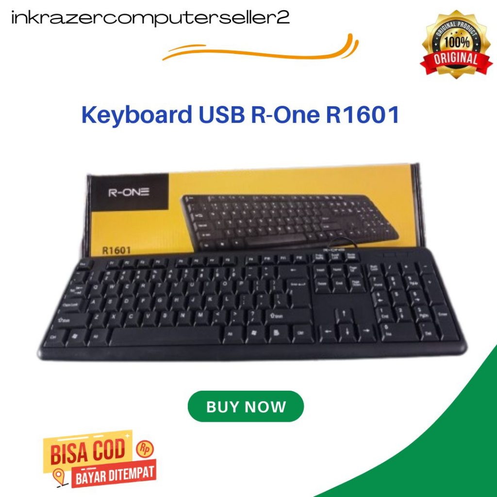Jual KEYBOARD USB R-ONE KABEL | Shopee Indonesia