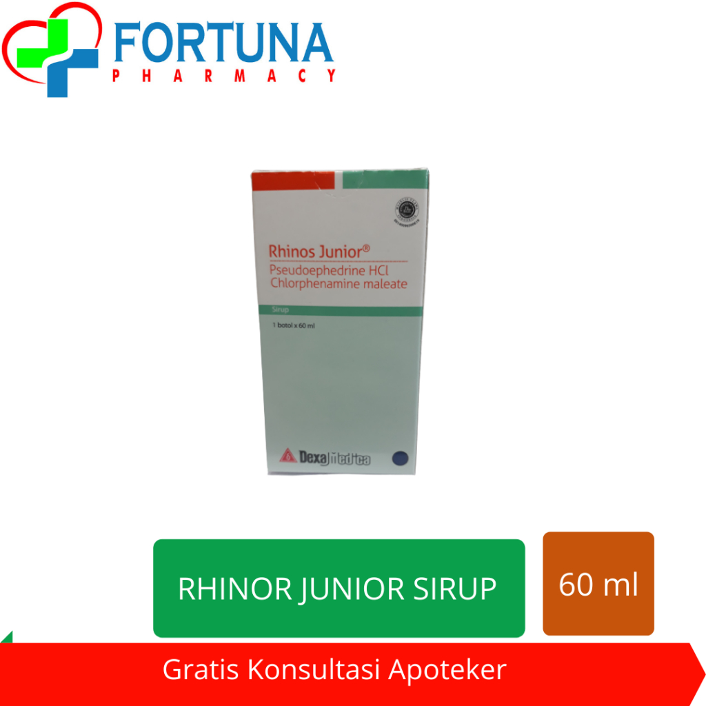 Jual Rhinos Junior syr 60 ml | Shopee Indonesia