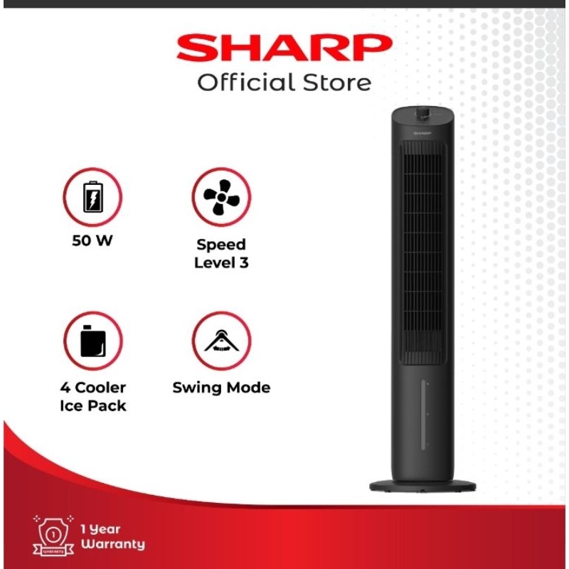 Jual Air Cooler Sharp Slim Design 4Liter PJ-R34TY-B (PJR34TYB) | Shopee ...