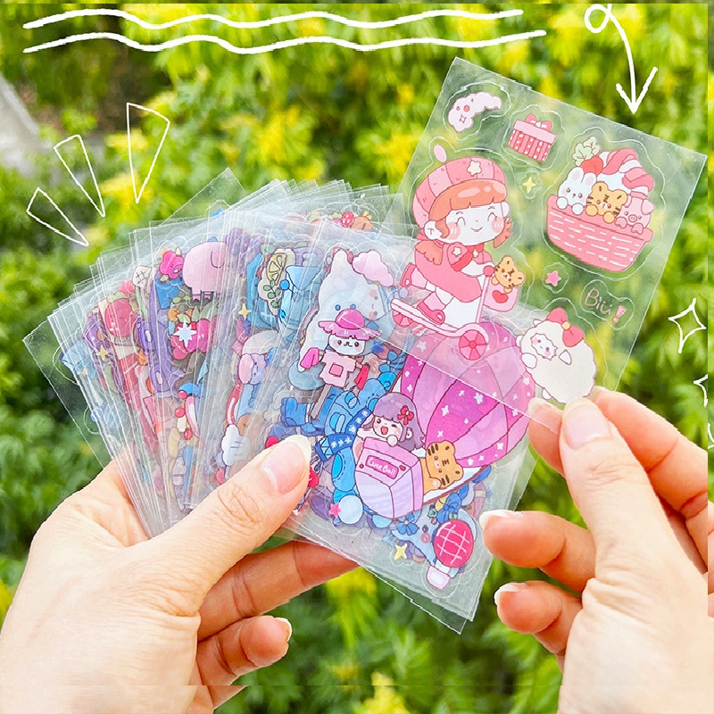 Jual stiker isi 50 lembar bahan pvc stiker PVC isi 50 lembar design ...