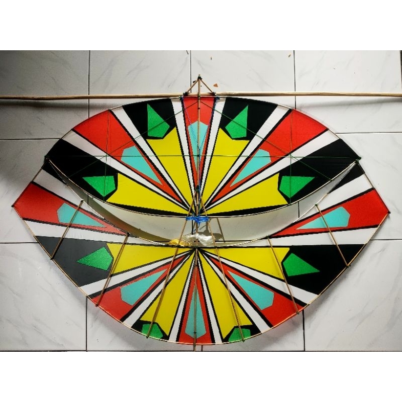 Jual Layangan Pegon Ceper 1 meter motif produk Mas Colomen | Shopee ...