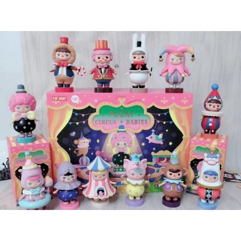 Jual Pop Mart Pucky Circus Babies set 12 pcs | Shopee Indonesia