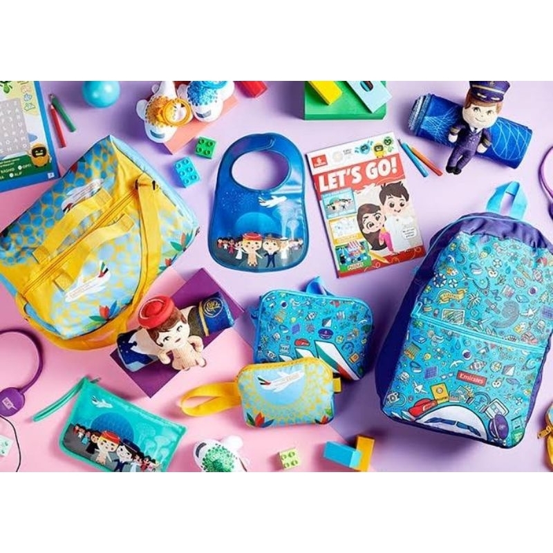 Jual TAS KIDS BACKPACK DUFFLE BAG EMIRATES AIRLINES | Shopee Indonesia