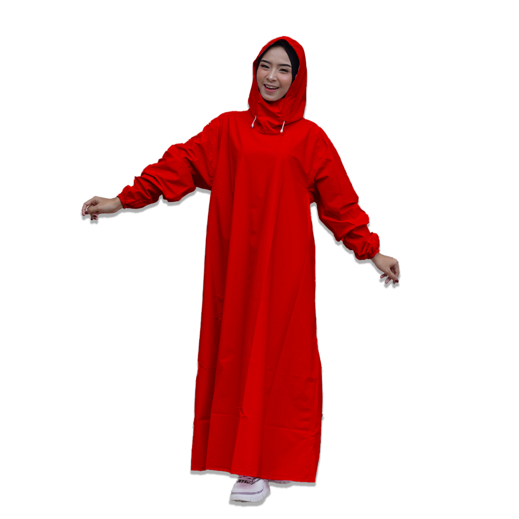 Jual GUYUR jas hujan model gamis wanita bahan premium | Shopee Indonesia