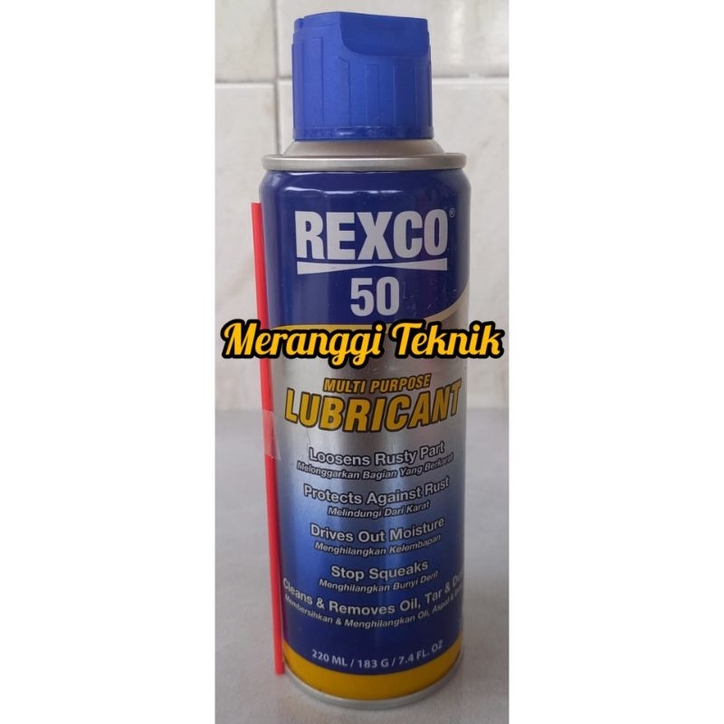 Jual id2171 Rexco 50 Lubricant 220 ml wd40 wd 40 gemuk pelumas | Shopee Indonesia