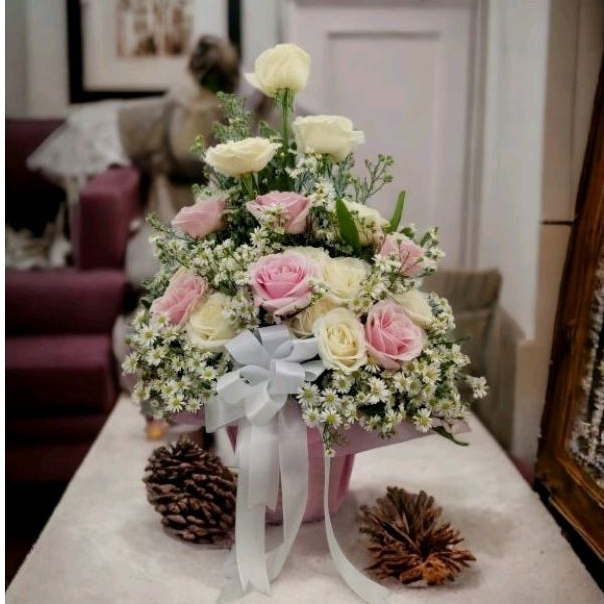Jual Bunga meja Rangkaian meja Anniversary | Shopee Indonesia