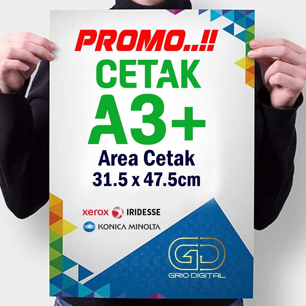 Jual Print Cetak Warna Full Colour A3+ Art Carton / IVORY 210 gsm ...