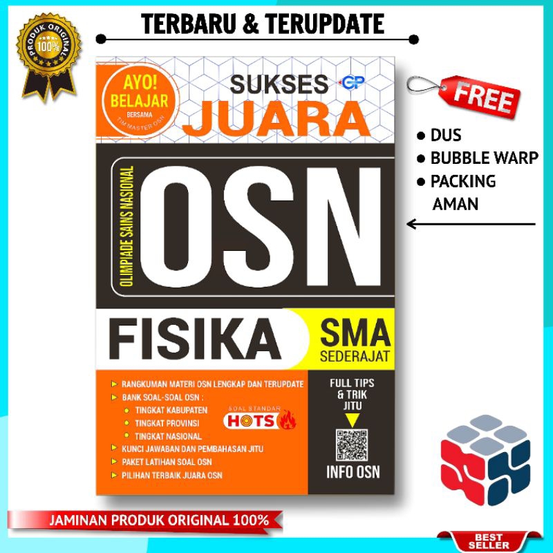 Jual Buku OLIMPIADE OSN FISIKA SMA | SUKSES JUARA OSN FISIKA SMA Olimpiade Sains Nasional, Graha ...