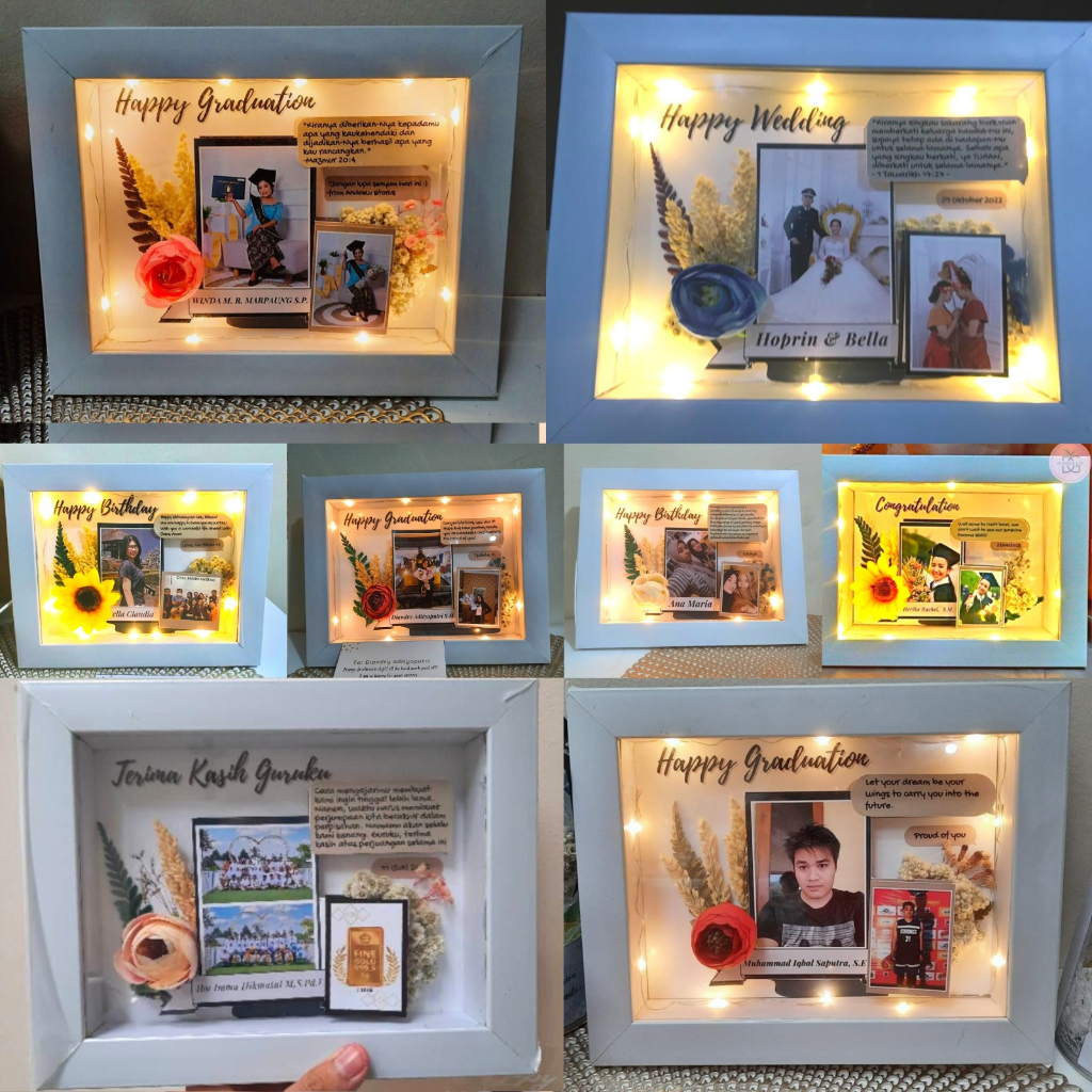 Jual PART 2 I Pop Up photo| Scrapbook | 3D photo frame| Bingkai 3D ...