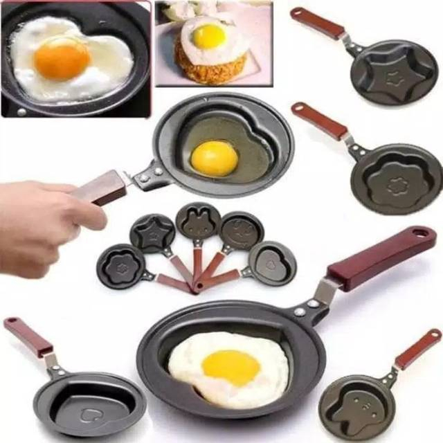 Jual Teflon Karakter Mini Frypan Wajan Non Stick Fry Pan Motif Lucu ...
