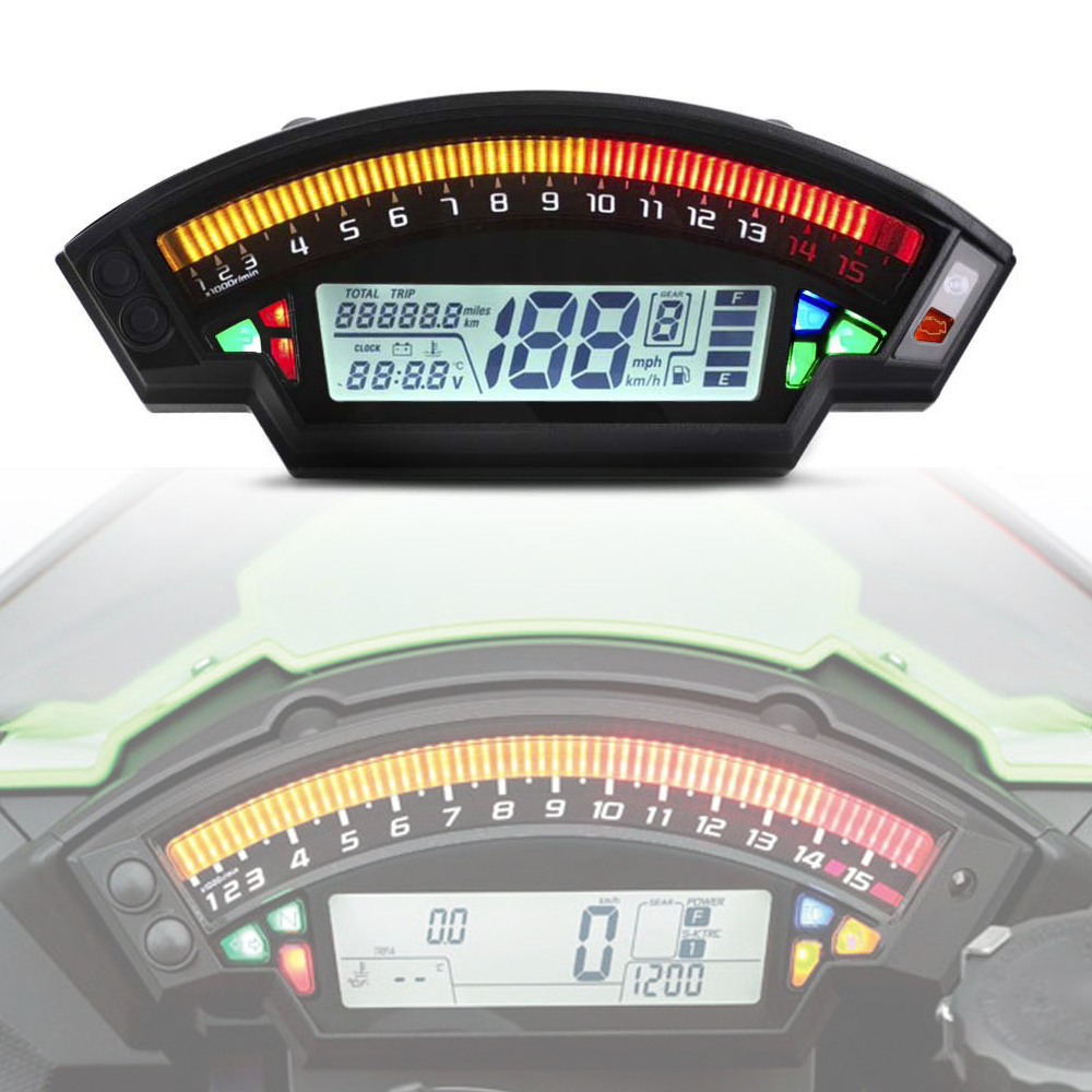Jual RK Ready&100% OriTachometer Speedometer Odometer Digital Universal ...