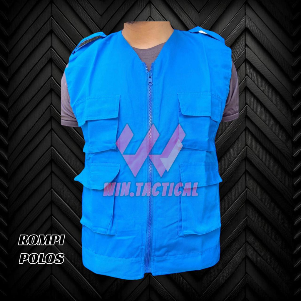 Jual Rompi / Rompi Lapangan Outdoor Multifungsi / Rompi Cargo / Rompi ...