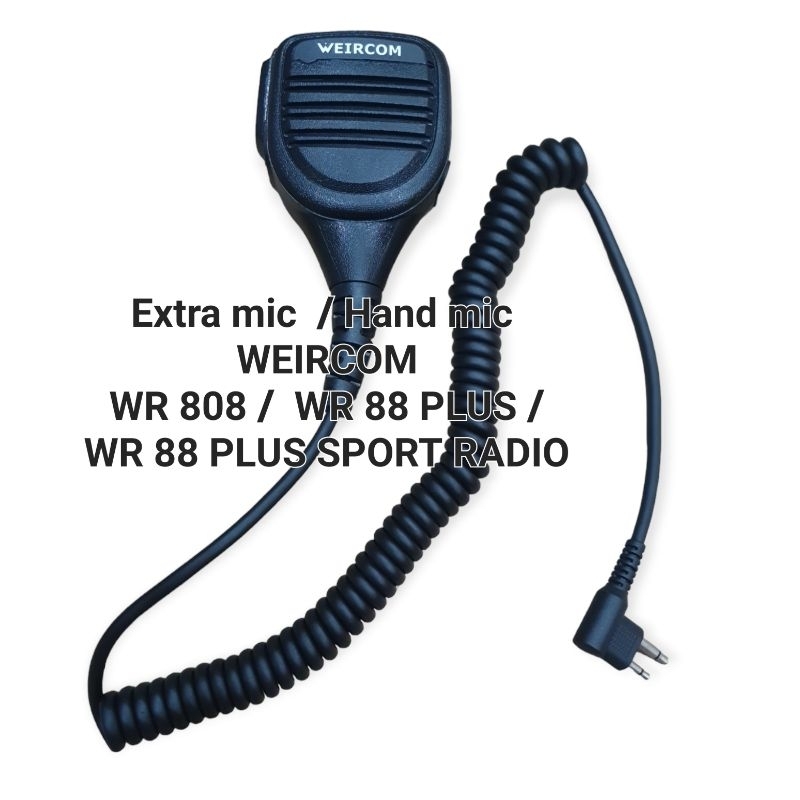 Jual EXTRA MIC HT WEIRCOM WR 808 WR 88 PLUS SPORT RADIO ORIGINAL ...