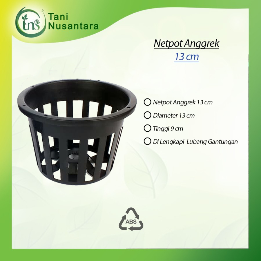 Jual Pot Anggrek Hitam 13 (Pot Bunga / Pot Tanaman / Pot Plastik ...