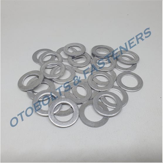 Jual [PAKET 50PCS] Ring Oli Besar Aluminium M14 / Ring Alumunium M14 ...