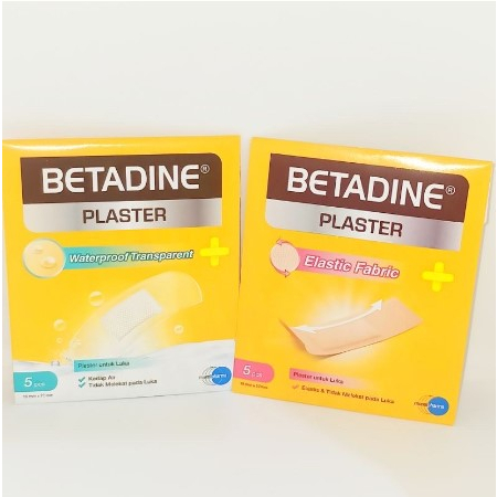 Jual BETADINE Plaster Elastic Fabric / Waterproof Transparent Plester ...