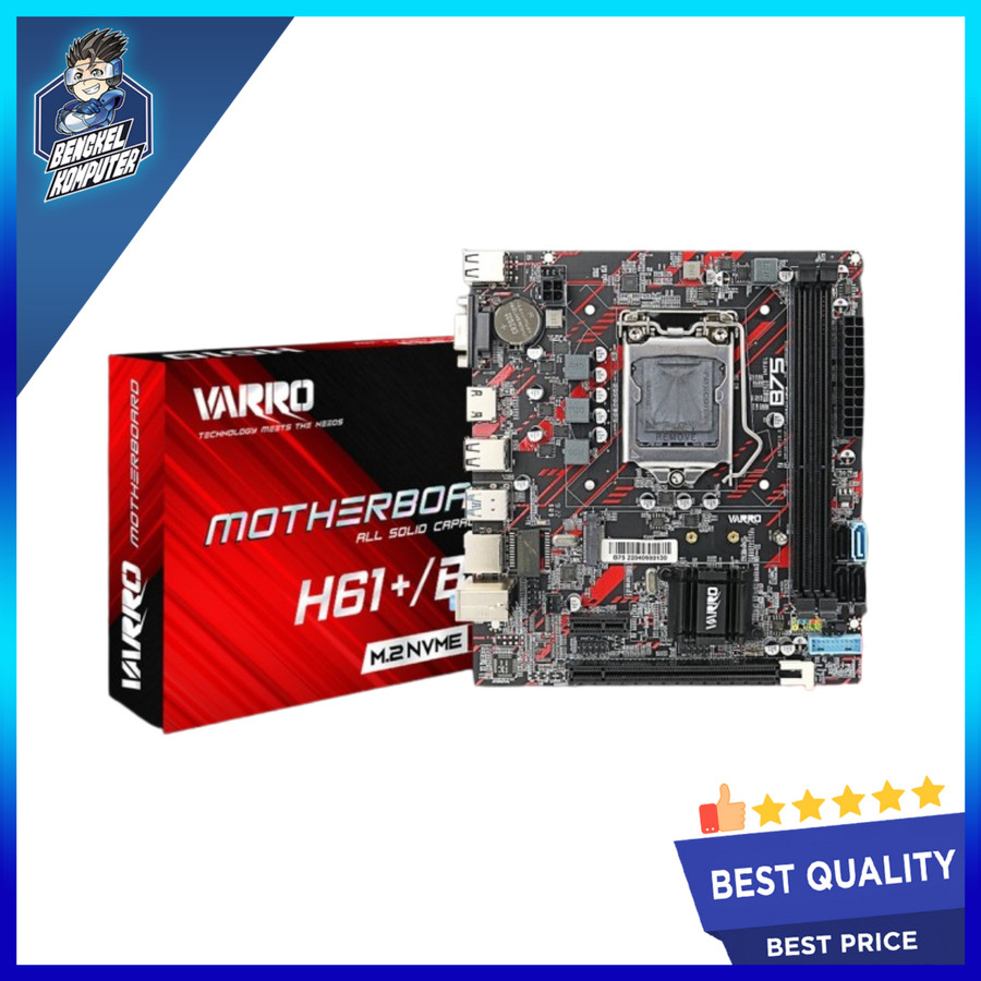 Jual MOTHERBOARD VARRO H61 PLUS/B75 M2 NVME USB 3.0 | Shopee Indonesia