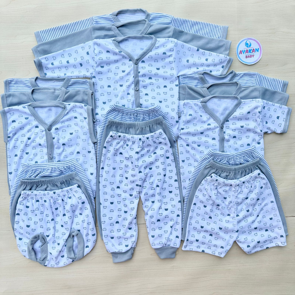 Jual AYAKAN BABY - 18 PCS Paket Baju Bayi Celana Bayi Baru Lahir Celana ...