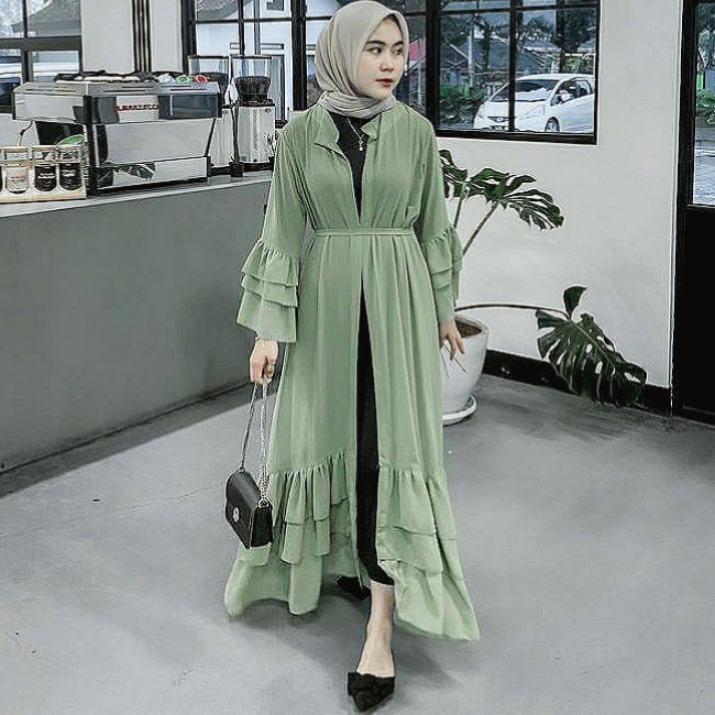 Jual ABAYA/GAMIS ABAYA KEKINIAN /GAMIS TERBARU LEBARAN WANITA/LUNA ...