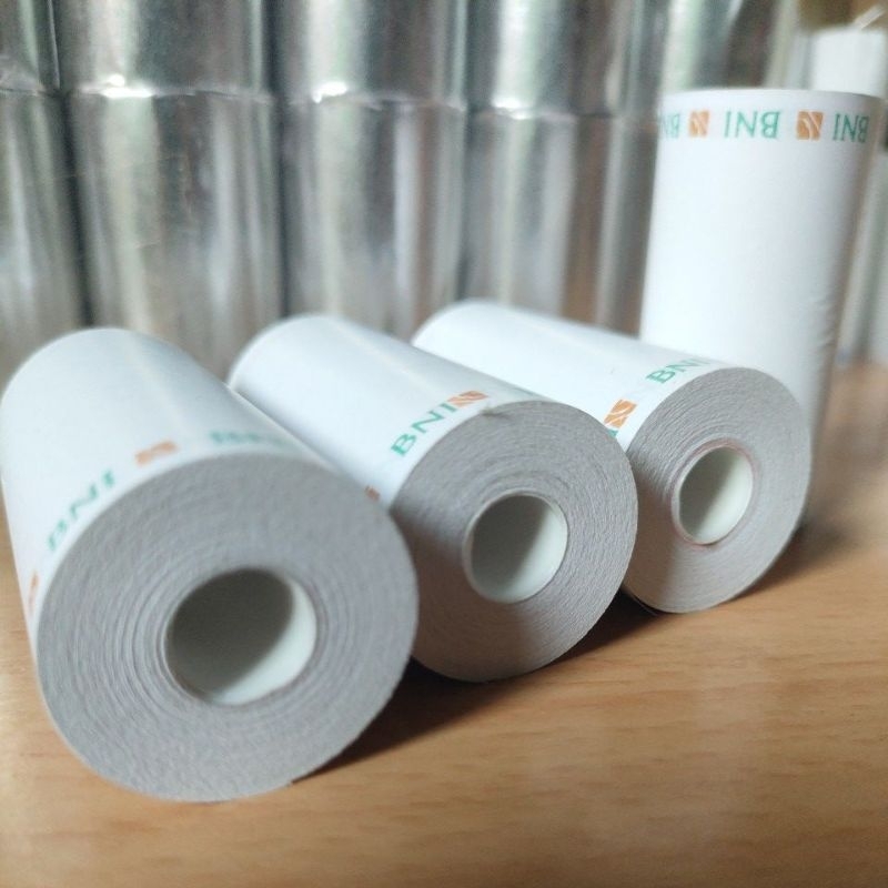 Jual Kertas Struk Thermal Paper Roll Edc logo BNI 58*30mm | Shopee ...