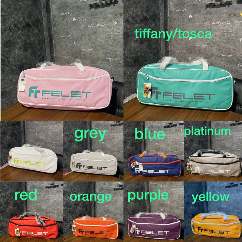 Jual Tas Badminton FELET TRENZY PRO TOURNAMENT BAG SQUARE Petak Jinjing ...