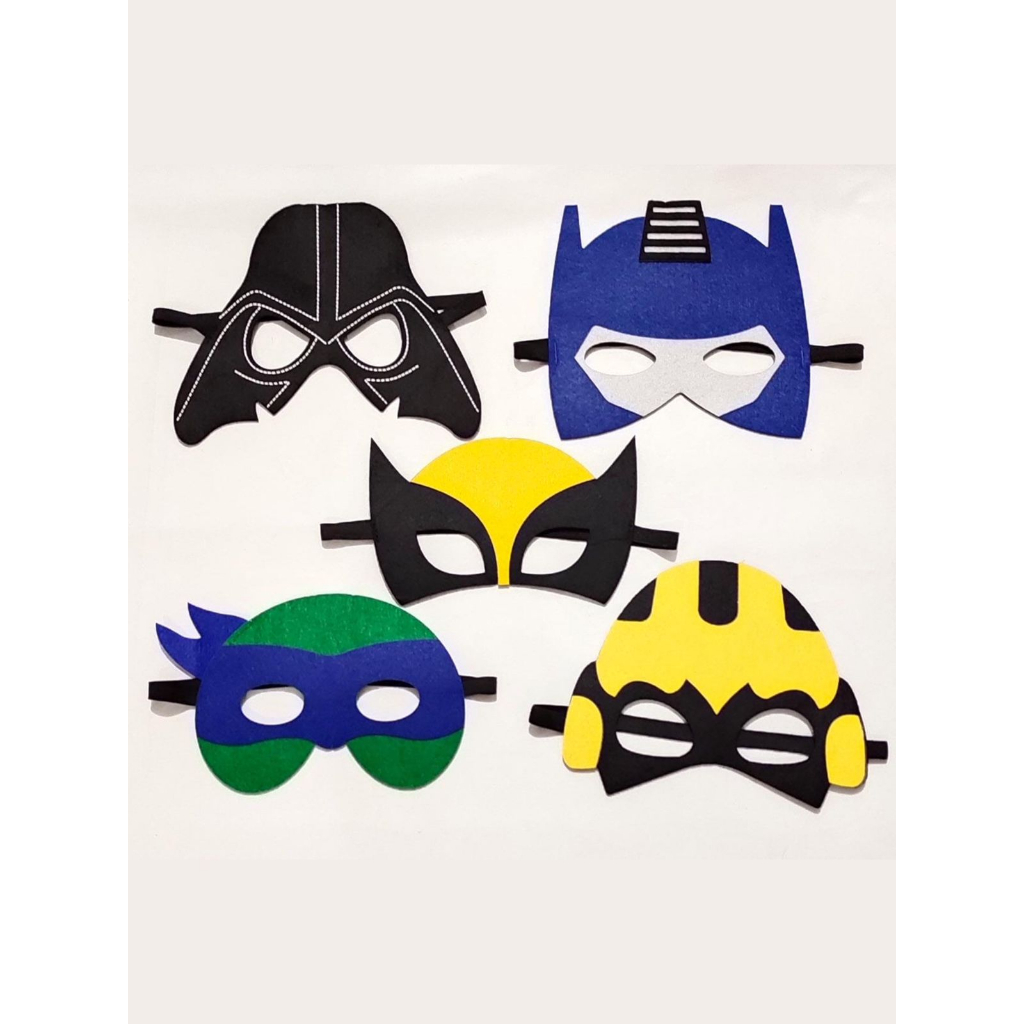 Jual Topeng Flanel Motif Kartun Topeng Pesta Karakter | Shopee Indonesia