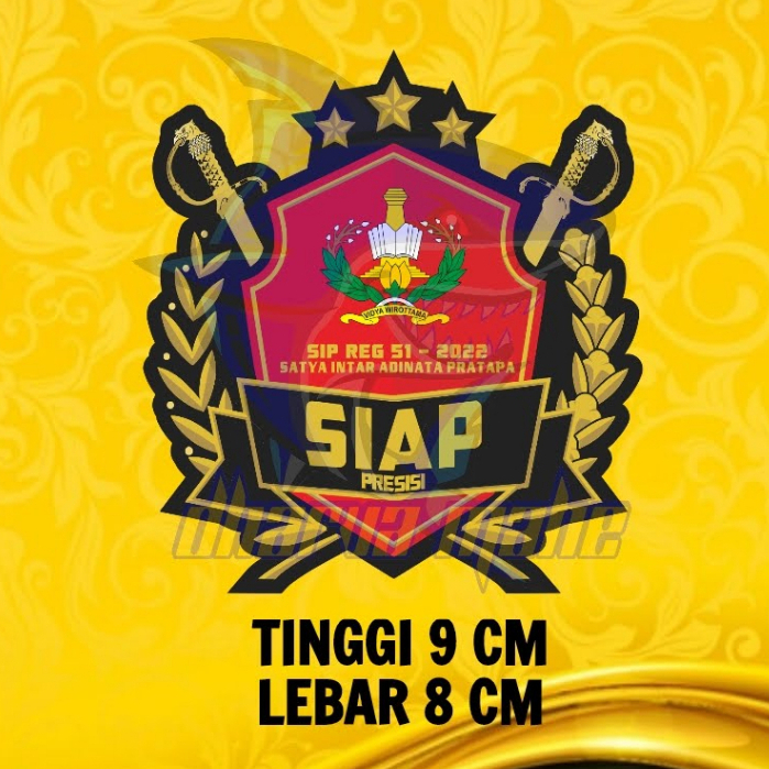 Jual SIAP PRESISI, SIP REG 51 2022, STIKER SIP REG 51, STIKER POLISI ...