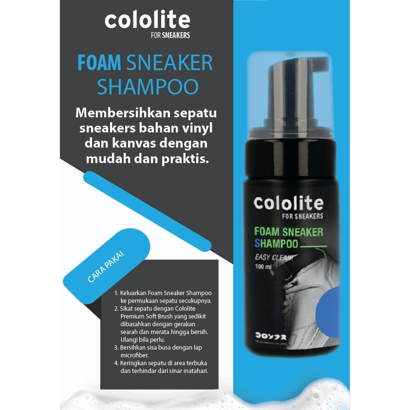 Jual Cololite Foam Sneaker Shampoo | Shopee Indonesia