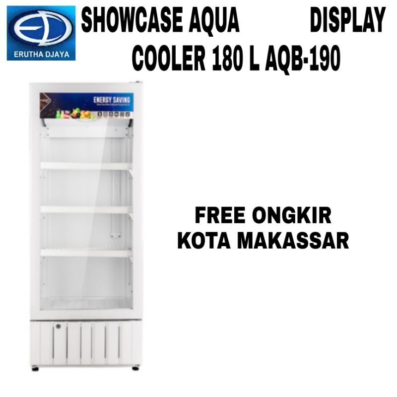 Jual AQUA Showcase Display Cooler 180 L AQB190 | Shopee Indonesia