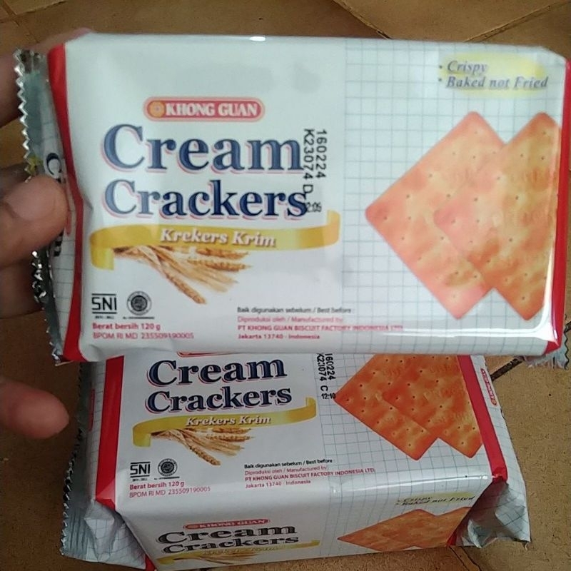 Jual Khong Guan Cream Crakers 120gr | Shopee Indonesia