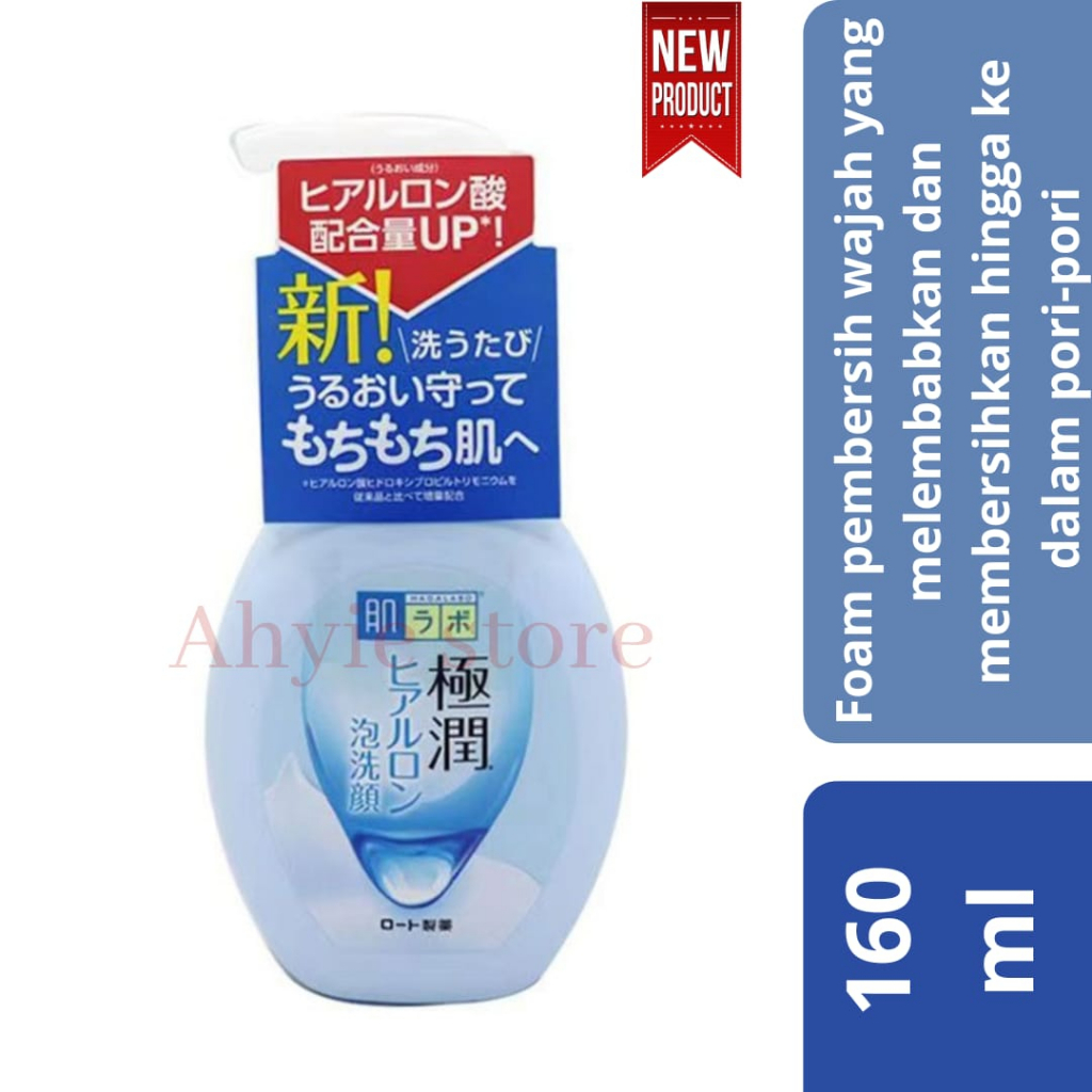 Jual Rohto Hada Labo Gokujyn Hyaluronic Acid Cleansing Foam 160 ml ...