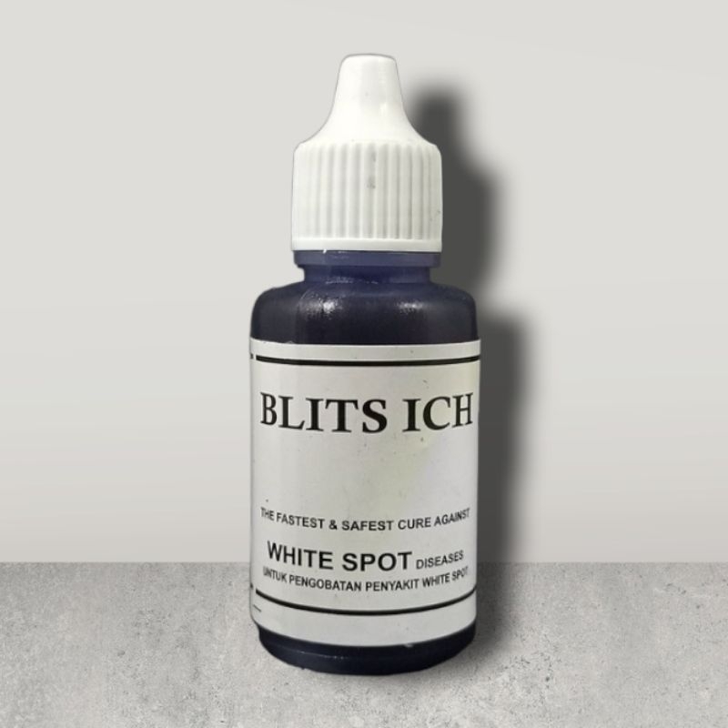 Jual Blits Ich / Blitz Icht 30ml Methylene Blue obat biru ikan anti ...