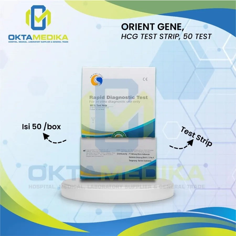 Jual ORIENT GENE, HCG PREGNANCY TEST STRIP, 50 TEST | Shopee Indonesia