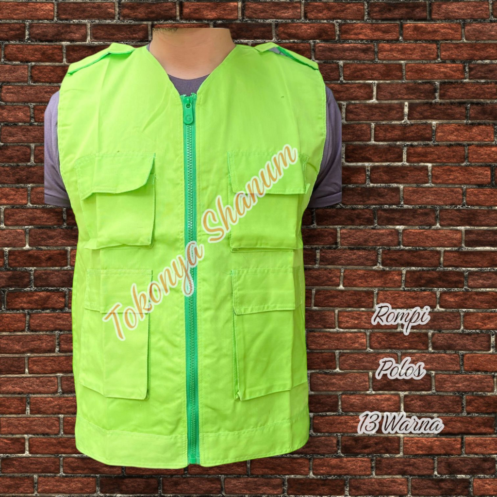 Jual Rompi Lapangan - Rompi Kegiatan - Rompi Proyek - Rompi Relawan ...