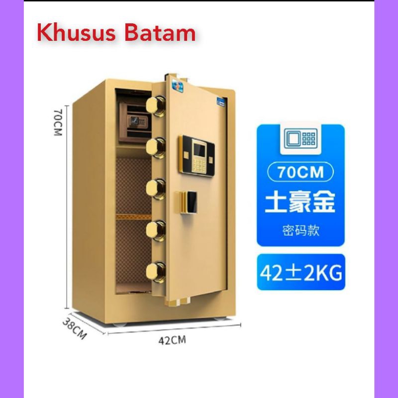 Jual brankas 70cm kunci kode tekan/brangkas berat -+42kg (khusus batam ...