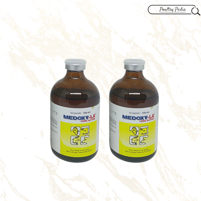 Jual Medoxy LA 100 ml Medion obat Injeksi peranafasa Ayam Hewan ...
