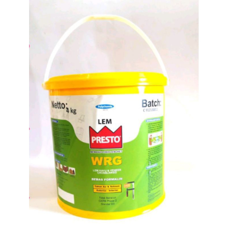 Jual LEM PRESTO WRG GALON 4 KG. | Shopee Indonesia