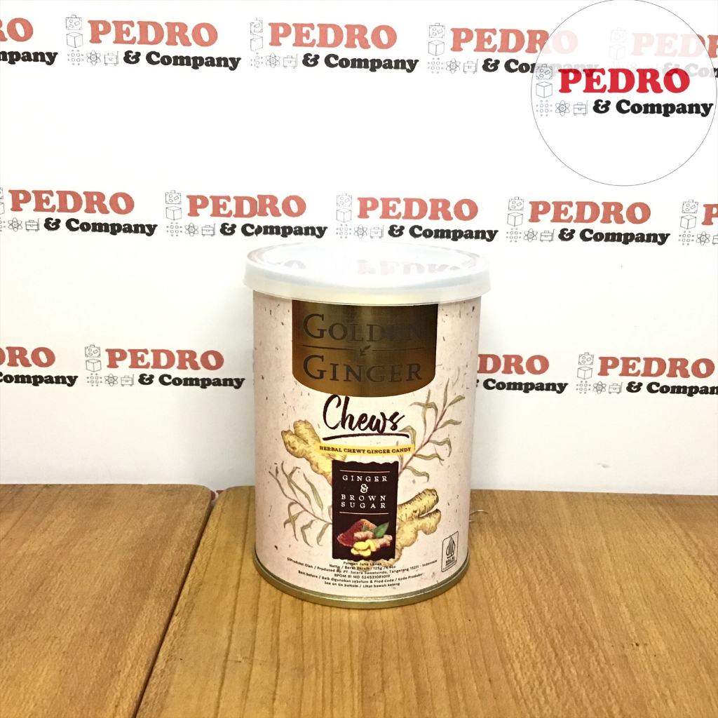 Jual Golden ginger chews brown sugar 125 gr - permen candy jahe gula ...